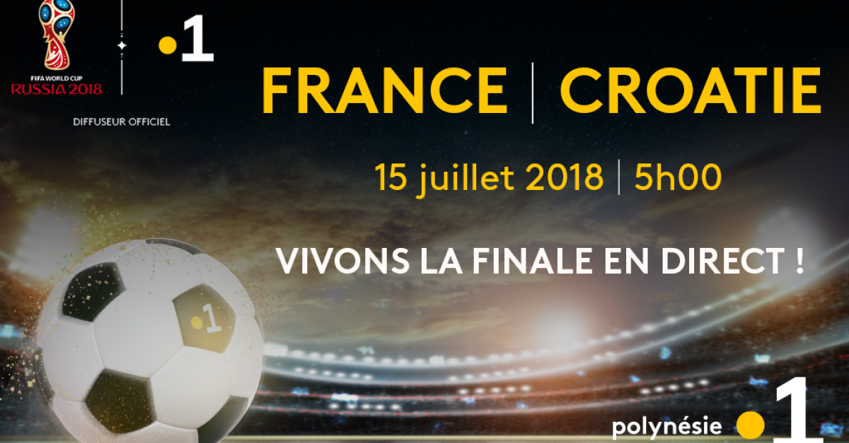 FINALE COUPE DU MONDE DE LA FIFA 2018 TM | FranceTvPro.fr