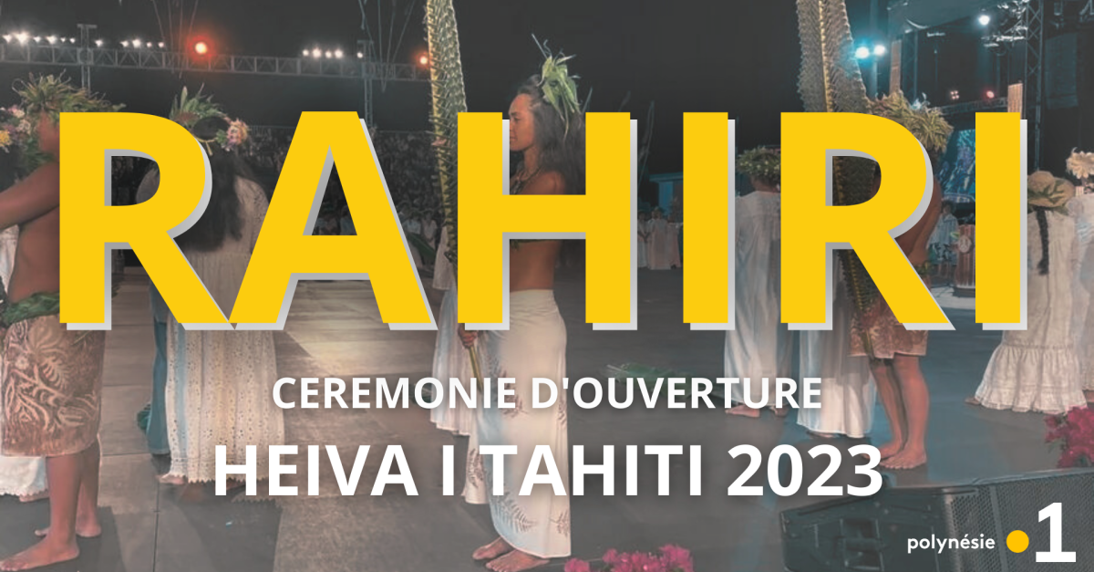 RAHIRI : Cérémonie d'ouverture | FranceTvPro.fr